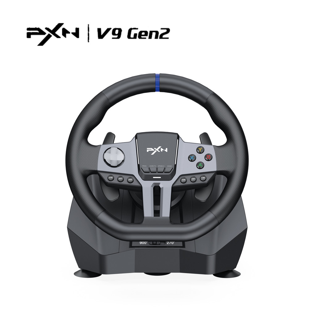 PXN V9 Gen2 Gaming Steering Wheel 270°/900° Racing Wheel Volante for ...