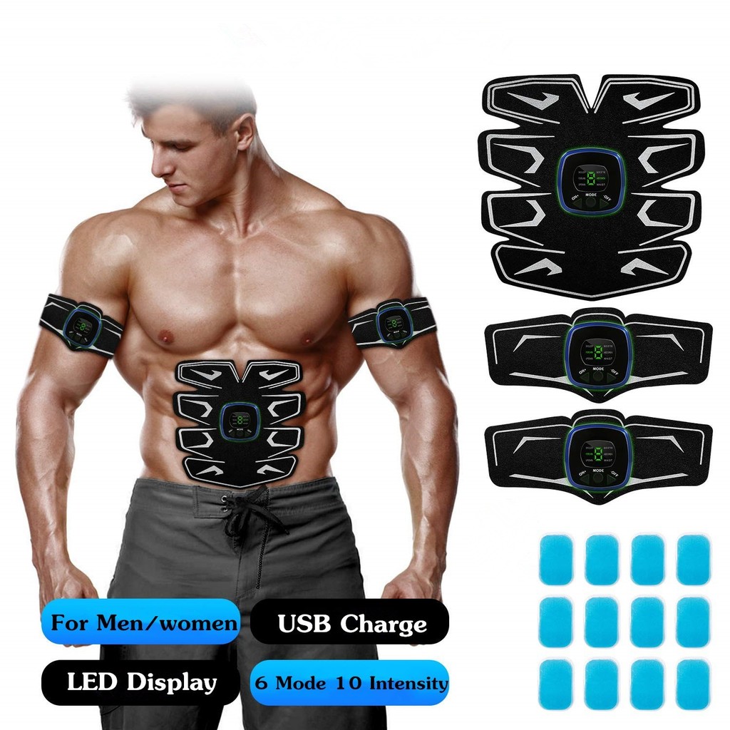 Men Women Lazy Weight-Burning Belly Stickers Abdominal Exercise ...