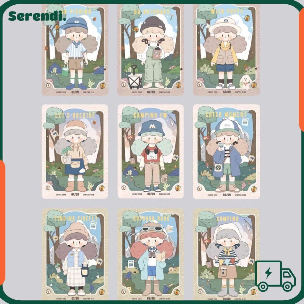 SERENDI Molinta Box Toys, Outdoor Diary Series Kawaii Action Molinta ...