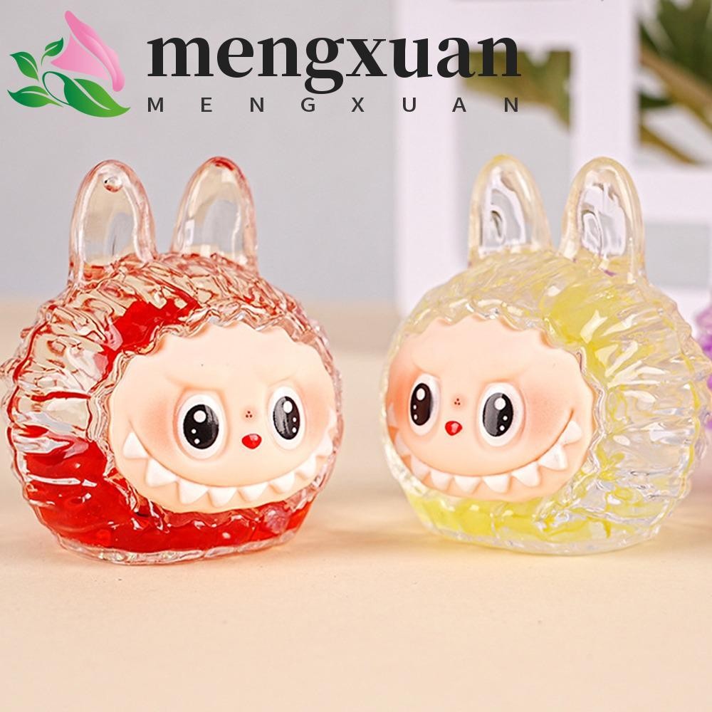 MENGXUAN Candy Color Labubu Doll, Cute Luminous Cartoon Acrylic Labubu ...