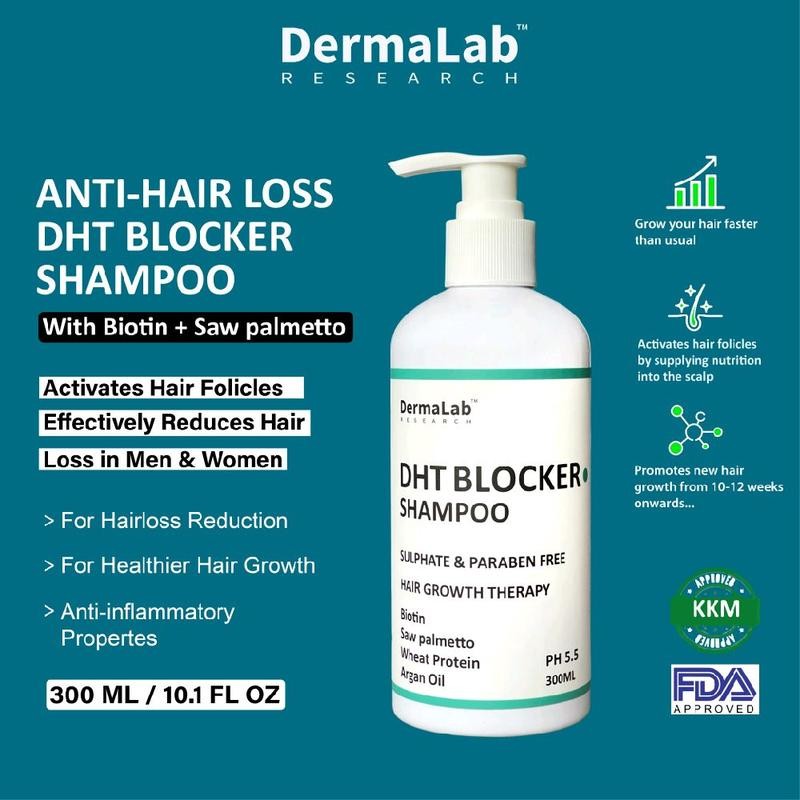 DERMALAB ANTI-HAIRLOSS DHT BLOCKER SHAMPOO | SLS & PARABEEN FREE ...