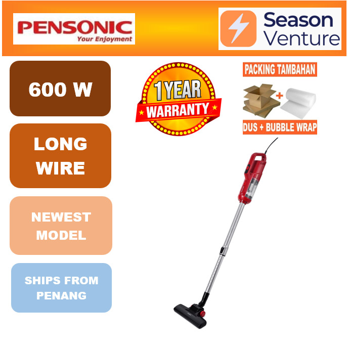 PENSONIC Handheld Vacuum Cleaner PVC-1005H / PVC1005H Stick Vacuum ...