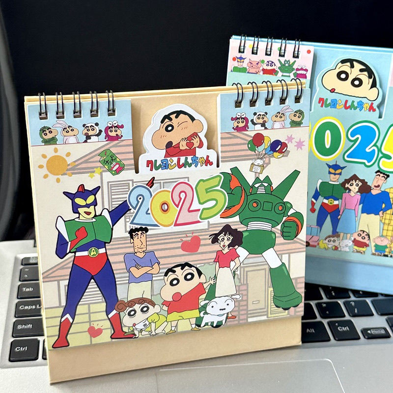 [Ready Stock] 2025 Cartoon Crayon Shin-Chan Desk Calendar Cute ins ...