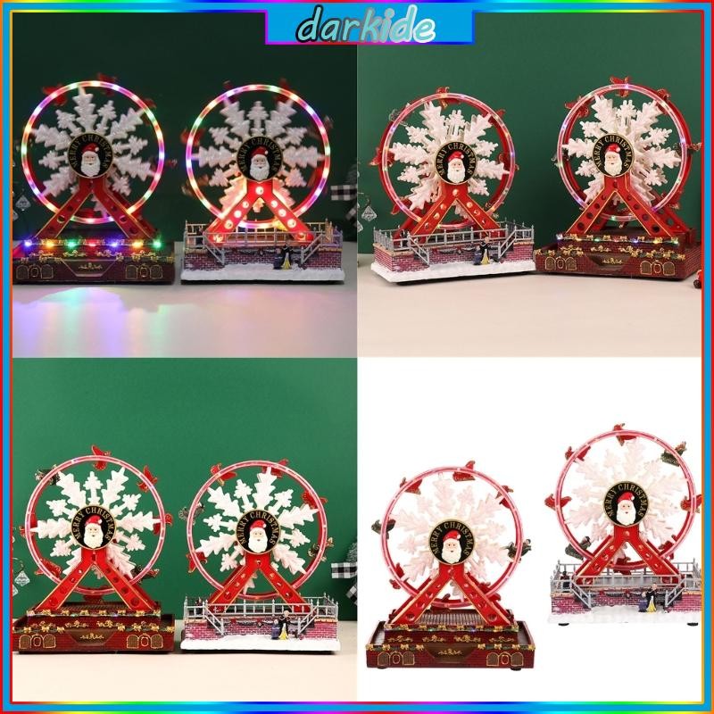 Dark Christmas Accessory Animated Ferris Wheel Decoration with LED ...