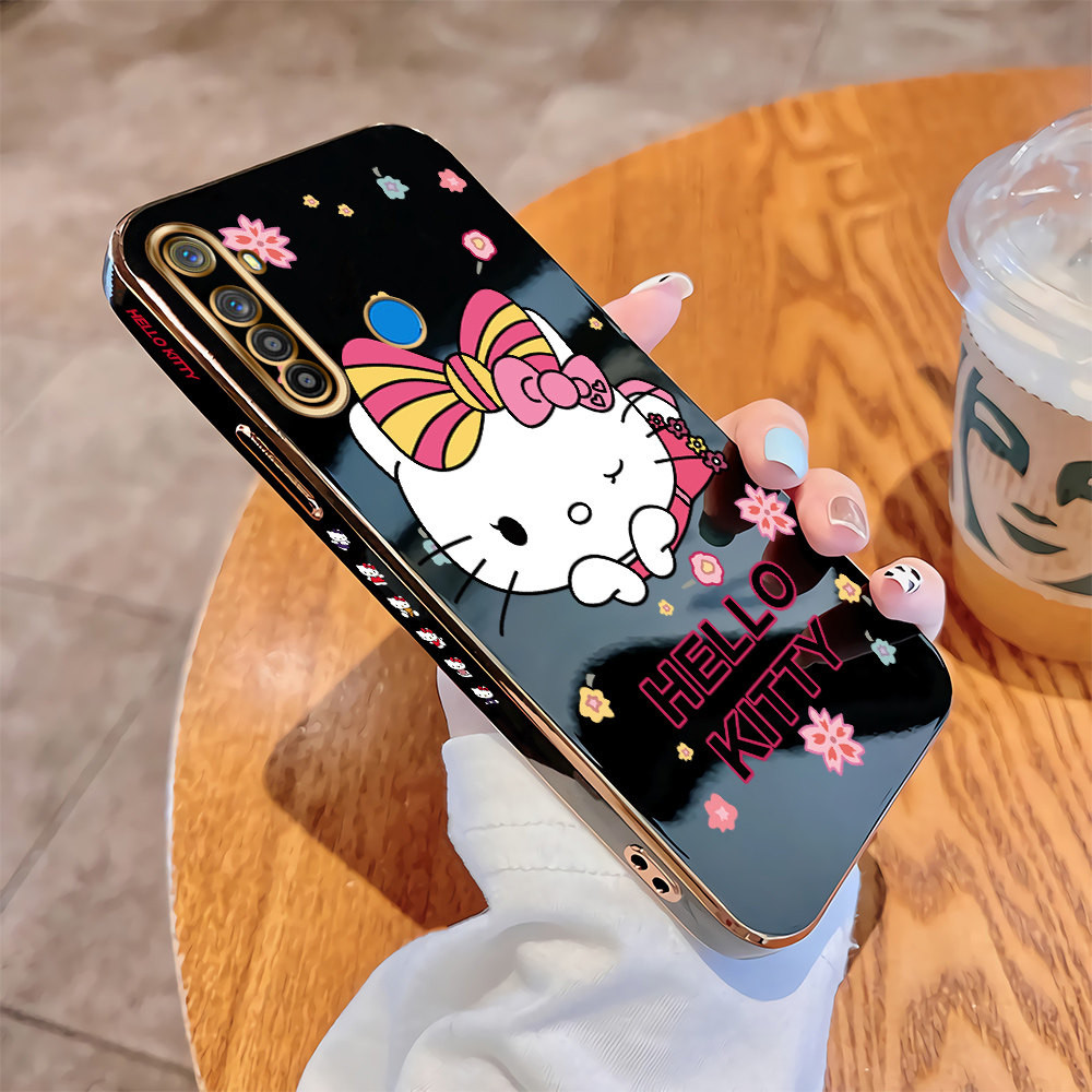 For Realme 5 6 Pro Realme 3 5S 5i 6i X Realme X7 Pro 4G 5G Cute Kitty ...