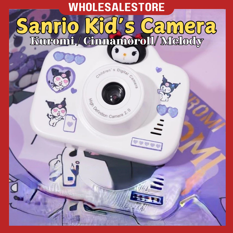 Sanrio Kuromi Mini Camera For Kids Kuromi Cinnamoroll Melody Children ...