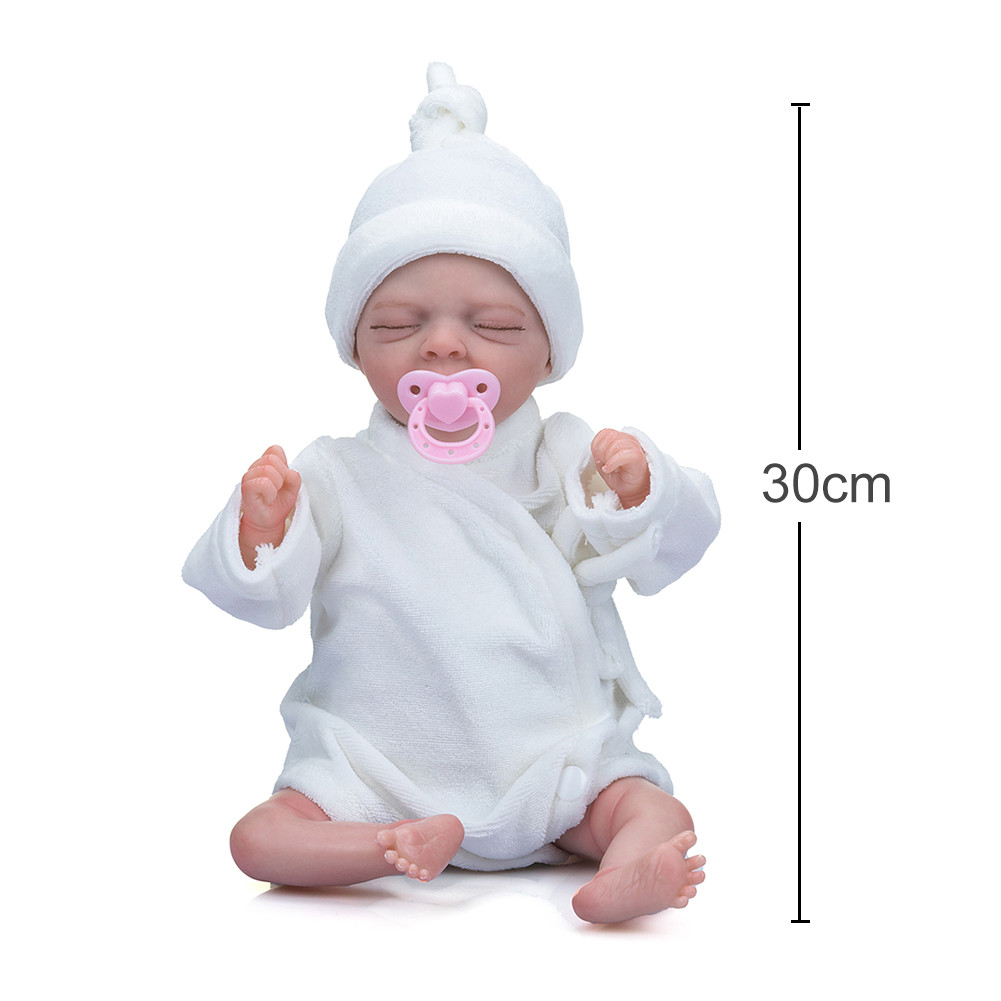 30cm Realistic Dolls Kids Birthday Gift Adorable Reborn Baby Doll ...