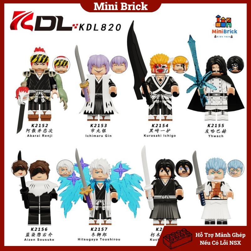 Bleach Assembly Model Minifigures anime manga Mission of Death Ichigo ...