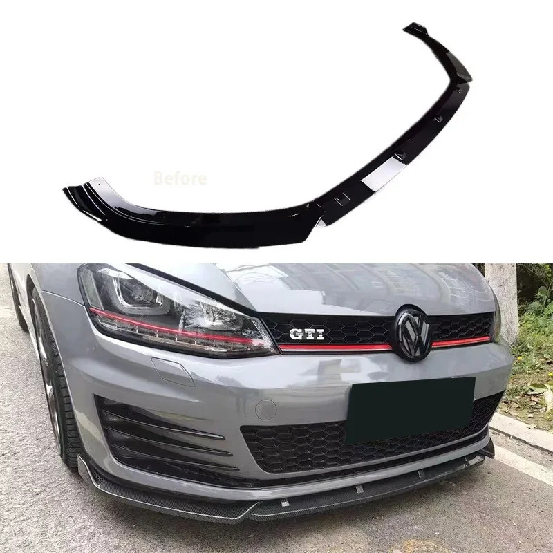 MAXTON Style Front Lip Spoiler for VW Golf MK7 Golf MK7GTI Car Fornt ...