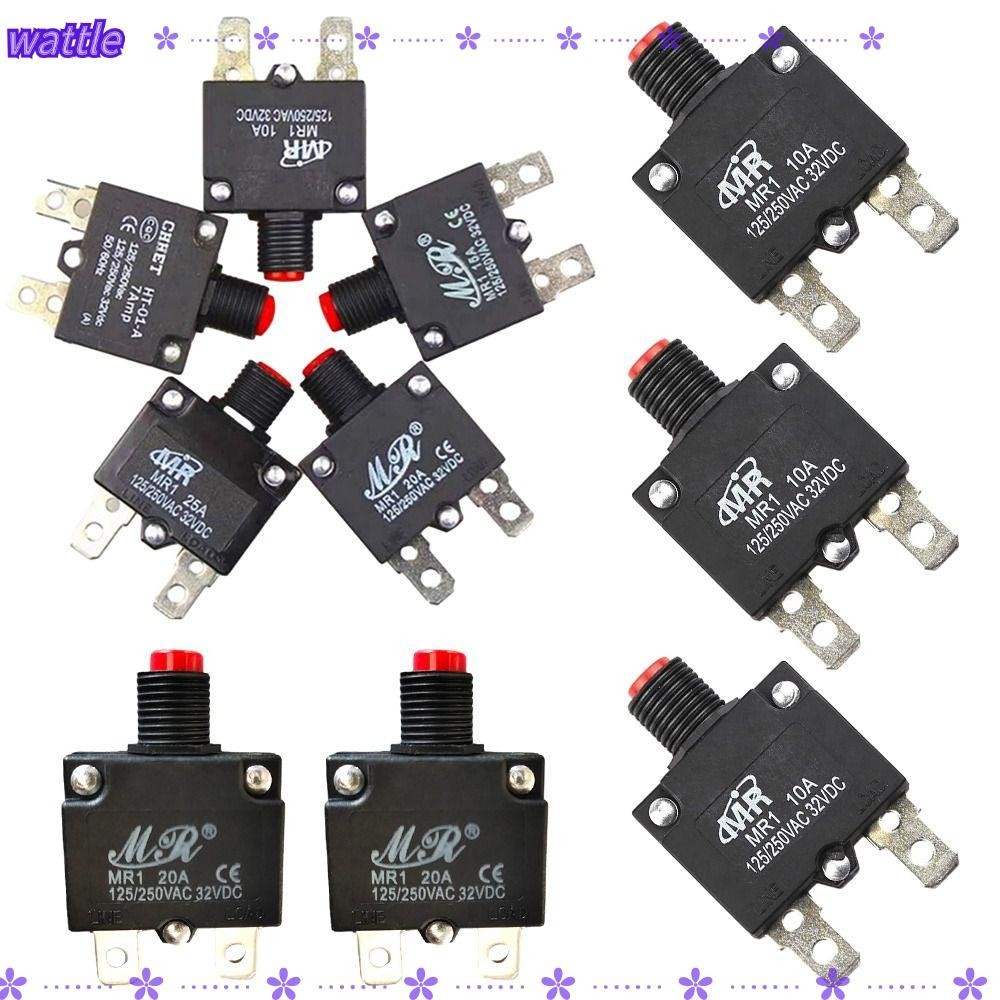 WA-SPORT Switches DIY Circuit Breaker External Protector Switch Fuse ...