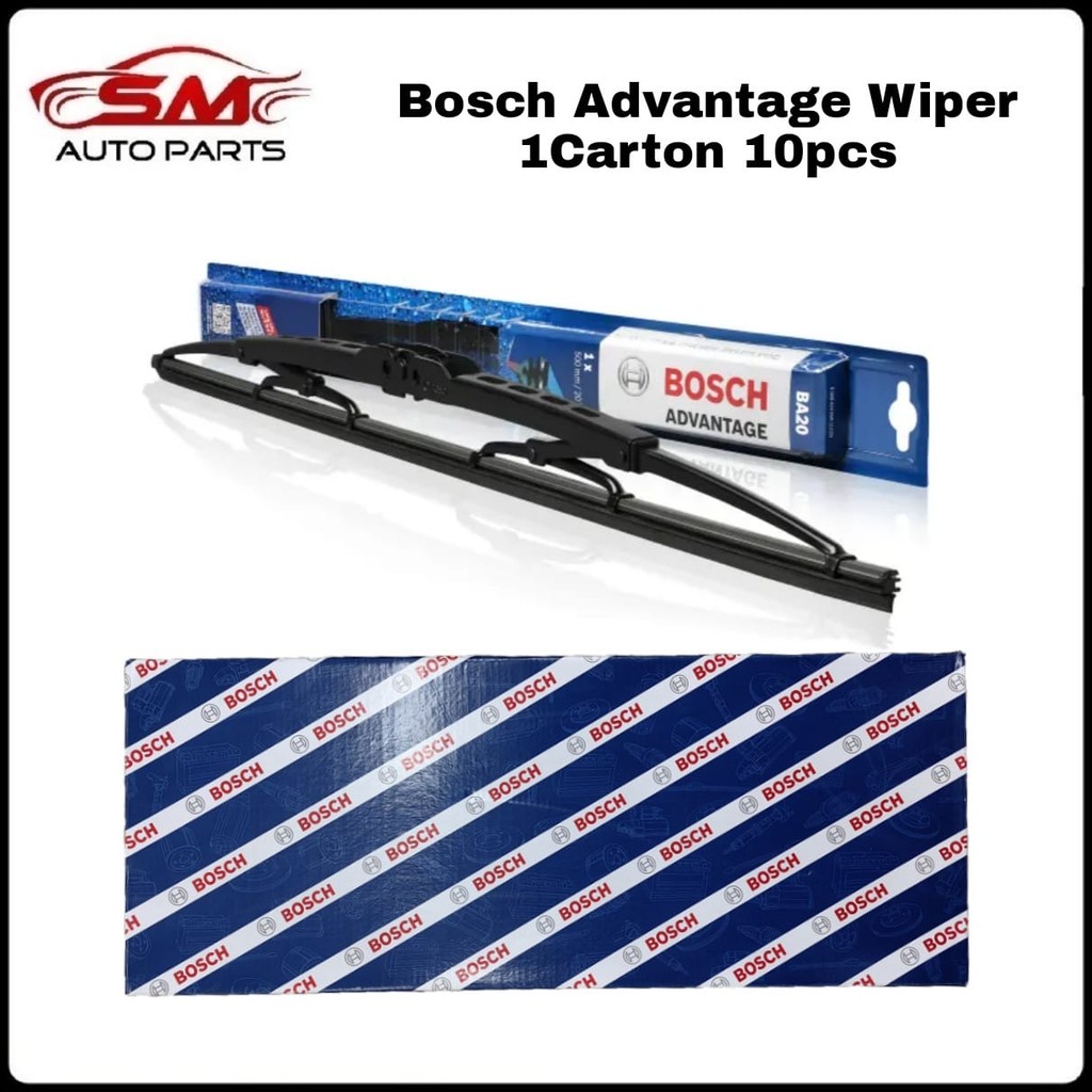 1 Carton Bosch Advantage Wiper Blade - Car Windshield Wiper U-Hook ( 1 ...
