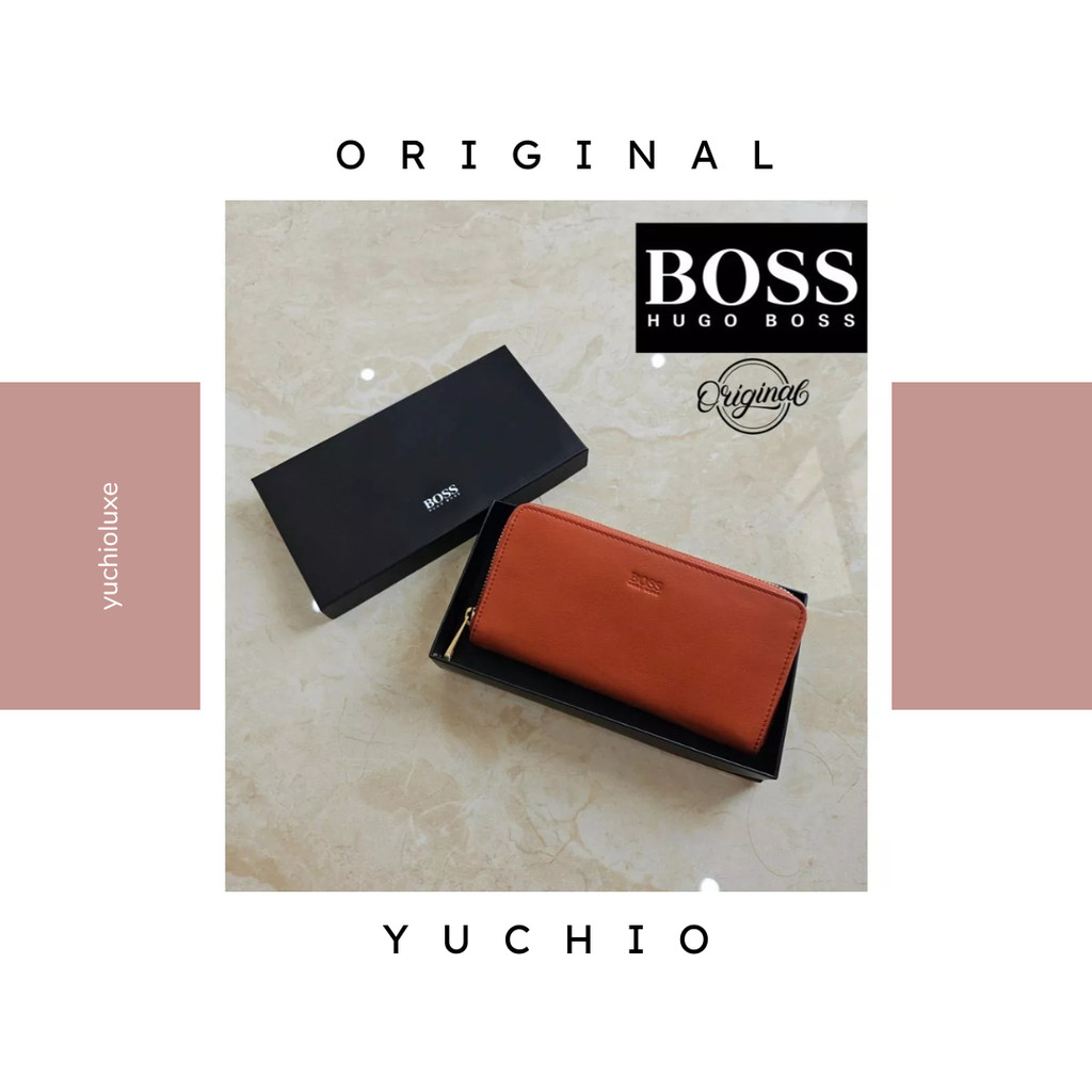 Hb Wallet 100% Original Genuine Leather with Wallet Women's Box ...