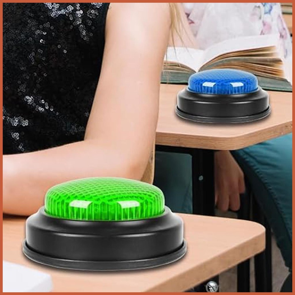 Game Buzzer Alarm 4-Piece Quick Answer Prop Button For Game Show Family ...