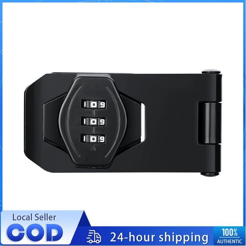 3 Digit Keyless Combination Lock universal push-pull double door ...