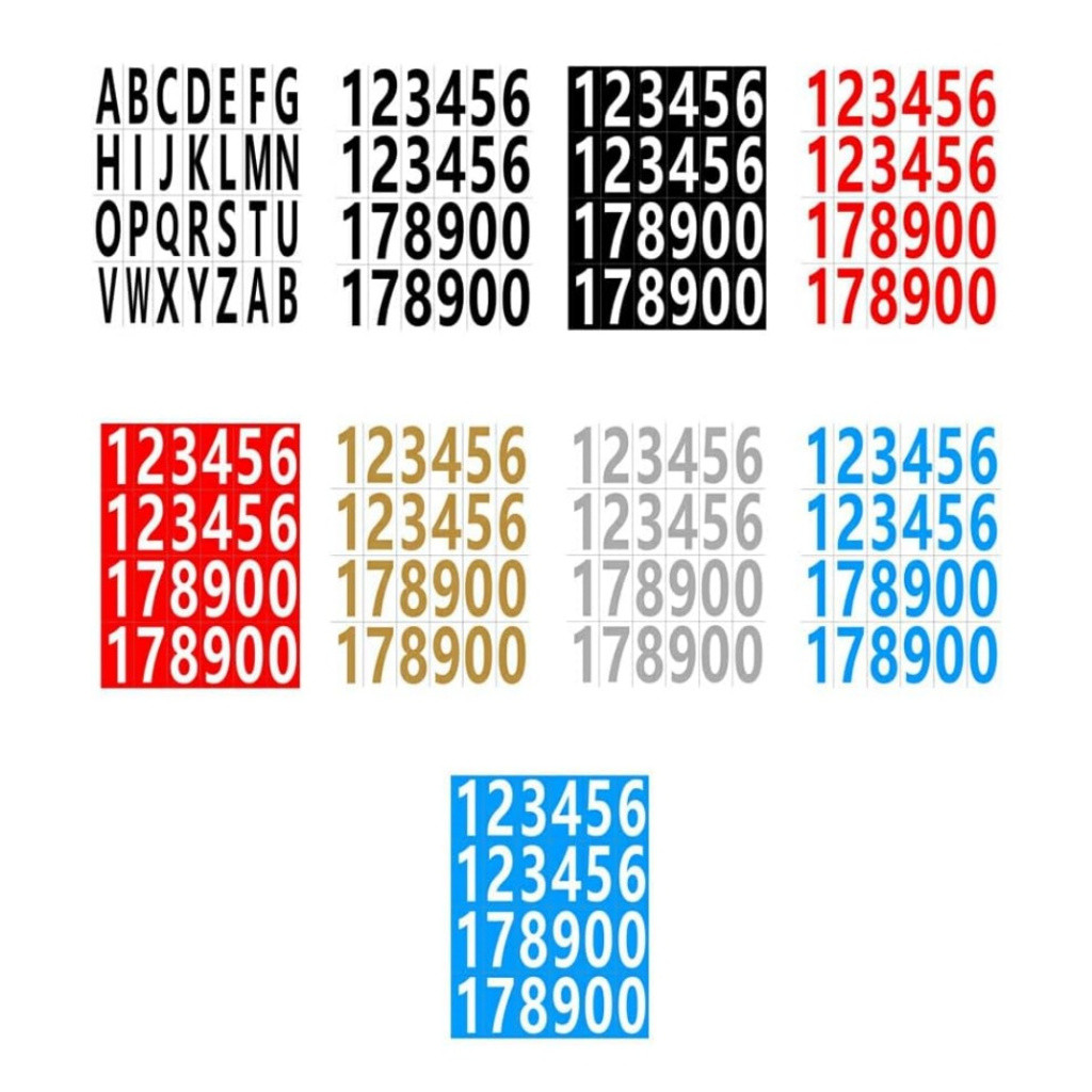 JOY Letter Number Alphabet Sticker A-Z 0-9 DIY Wedding Birthday ...