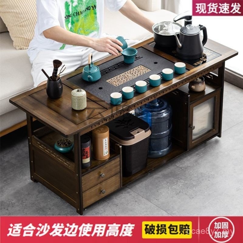 Xx Wheeled Movable Household Tea Table Tea Table Kettle Integrated ...