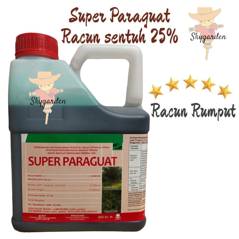 4L Racun Sentuh 25%|Ready stock Racun Lalang&rumput |Cepat mati ...
