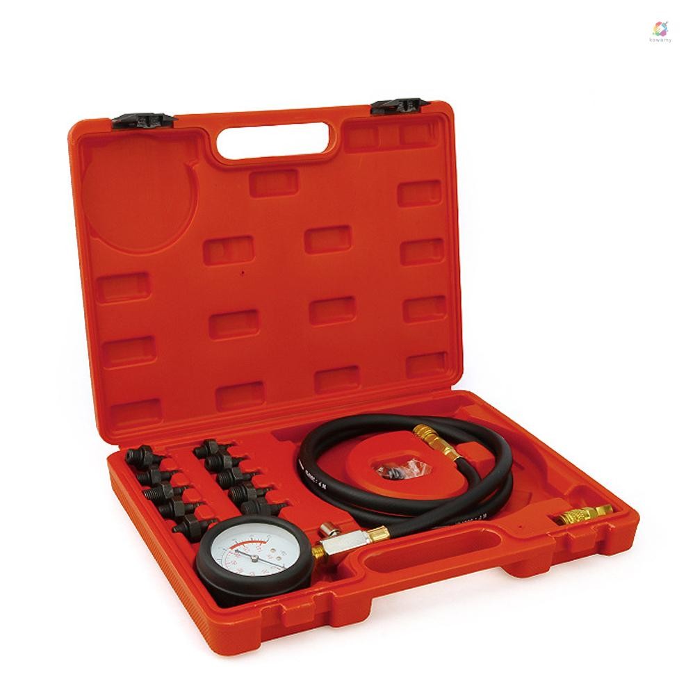 kawamy 13pcs Engine Oil Pressure Test Kit Auto Repairing Cylinder ...