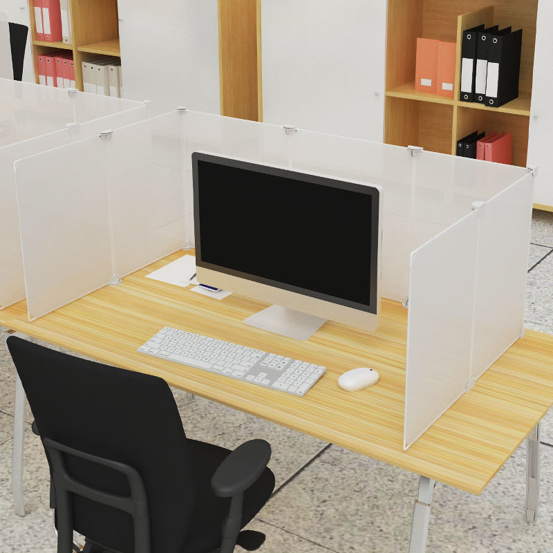 Student Exam Baffle Desk Isolation Board Three-Sided Fixed 46 Desktop ...
