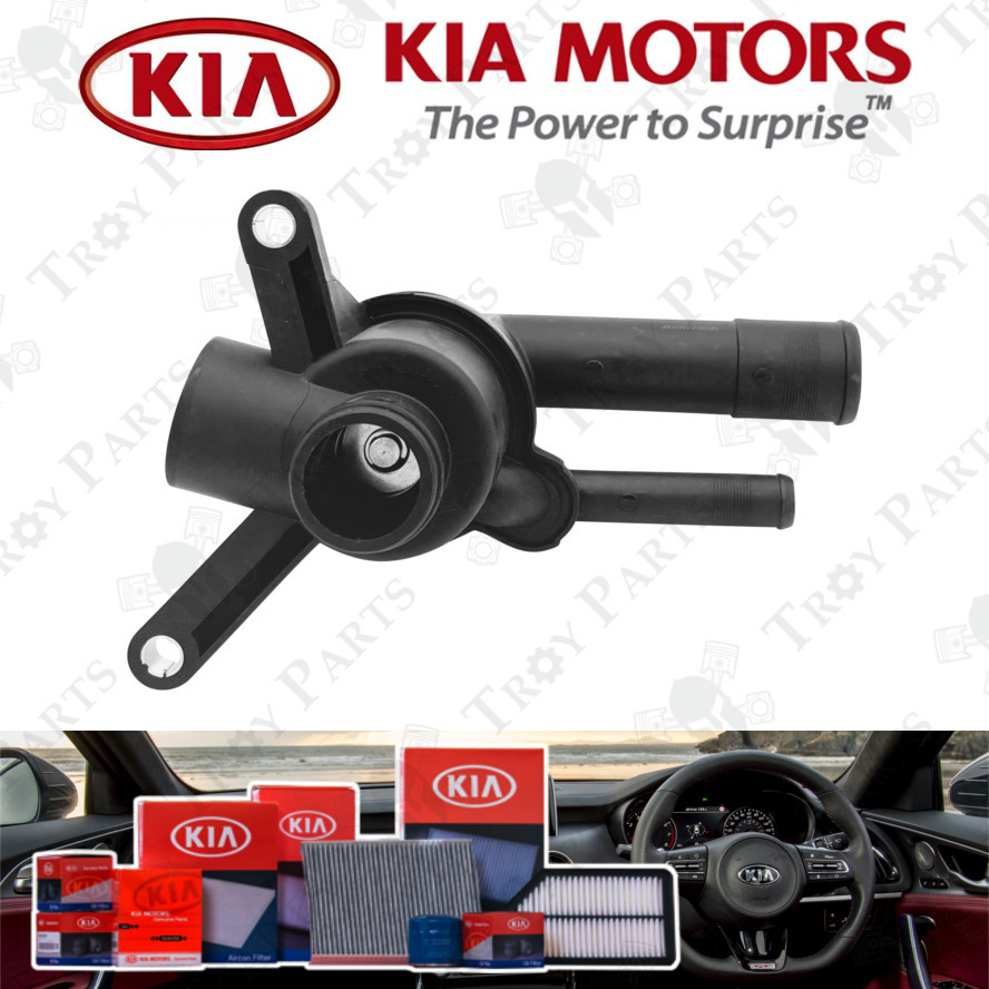 Original Kia Radiator Coolant Thermostat Housing 0K9BV-15-07XF for ...
