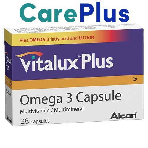 ALCON VITALUX PLUS OMEGA 3 CAPSULE [ 28'S CAPS ] | Shopee Malaysia