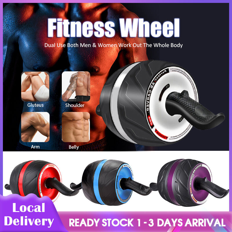 Abs Roller Elbow Support Rebound Roller 回弹健腹轮 Abdominal Core Gym Roller ...