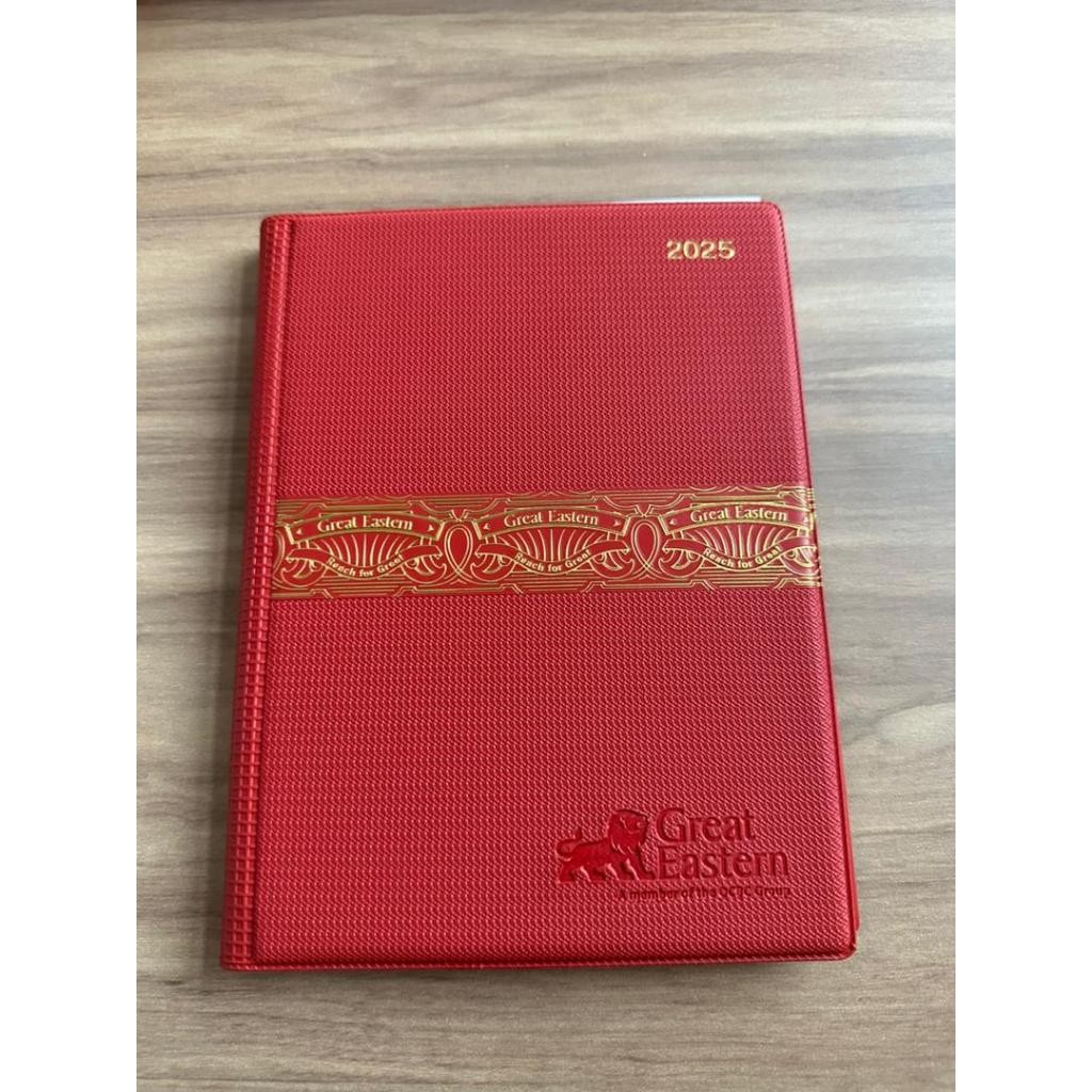 JYK 2025 DIARY RED A5 Diary Table Calendar #planner #planner2025 ...