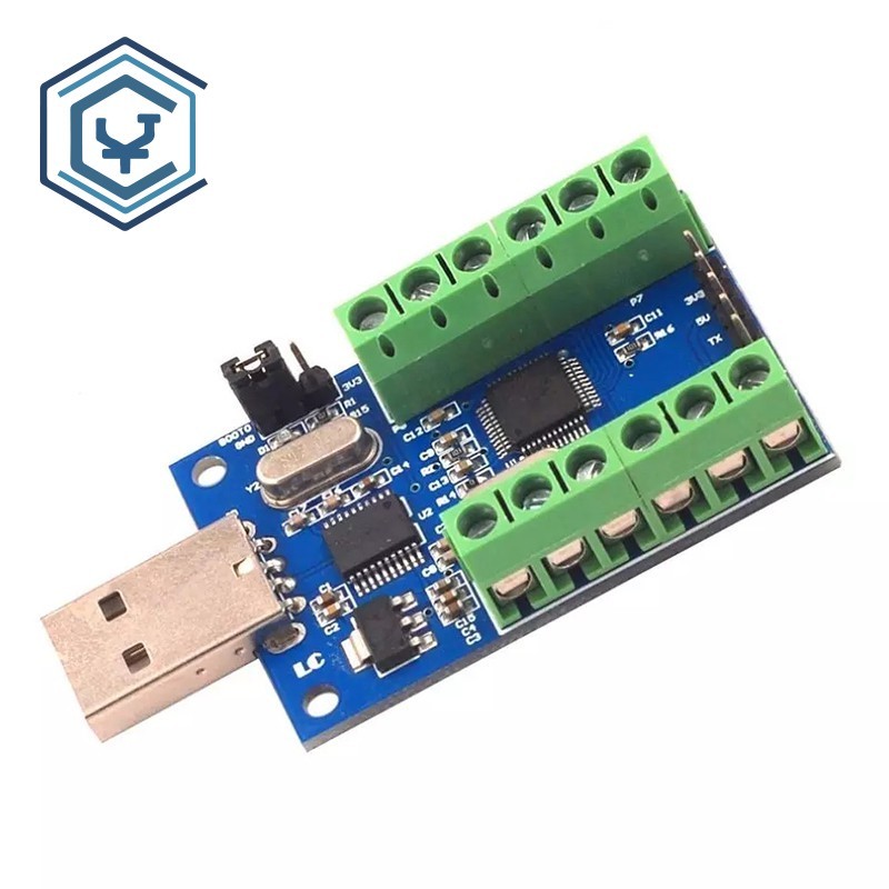 12Bit USB Interface Channels STM32 UART Communication Module 10 Bit AD Sampling ADC Data ...