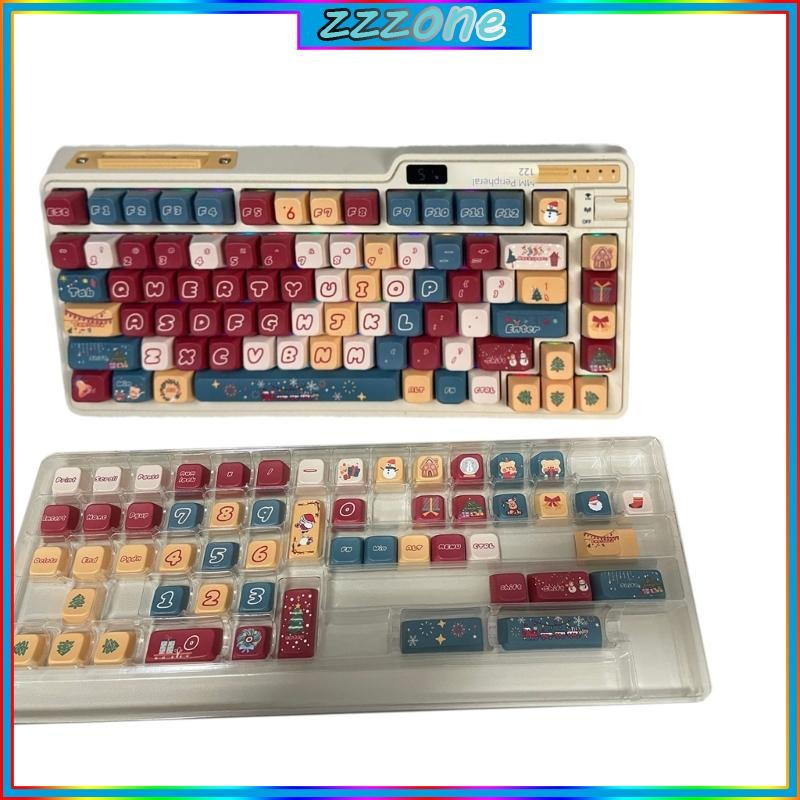 zzz Keycap Set Unique Christmas Theme Keycaps MDA Profile for 126Key ...