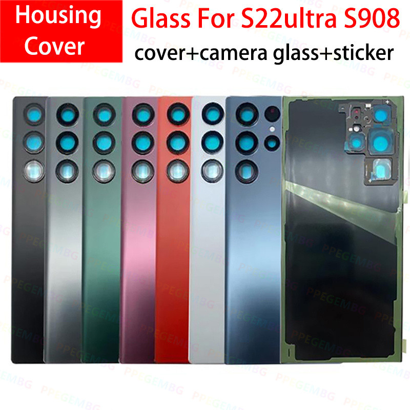 Back Glass Replacement For Samsung Galaxy S22 Ultra S908 S22Ultra ...