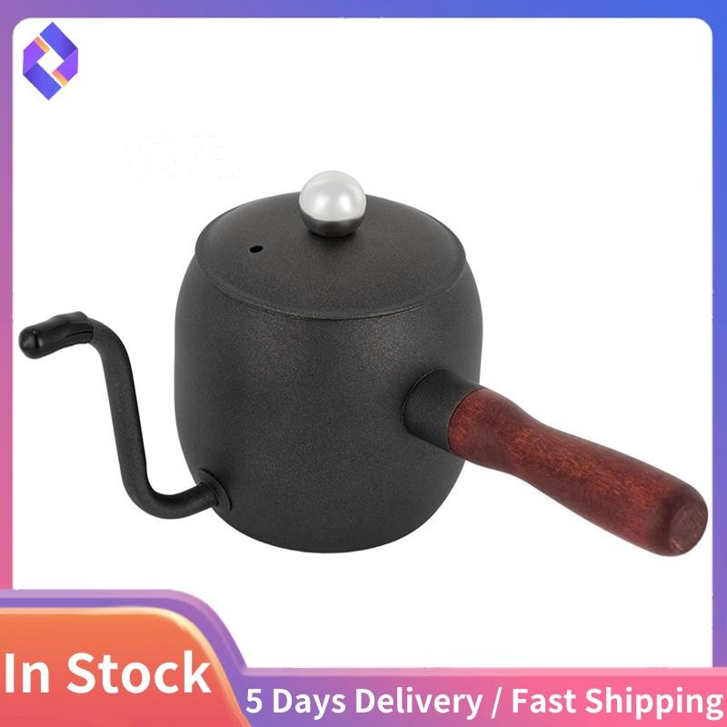 Stainless Steel Coffee Kettle, 500ml Mini Gooseneck Pour over Kettle ...
