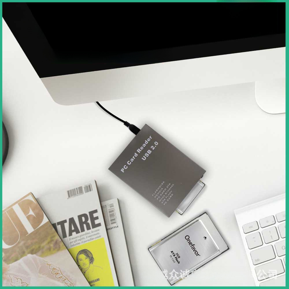 USB2.0PCMCIA mesin pembaca kad 68-pin kad memori kilat industri kad ...