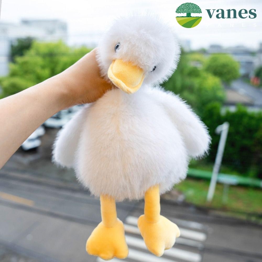 NAESV Yellow Duck Plush, Sleeping Simulation Long Hair Duck Plushies ...