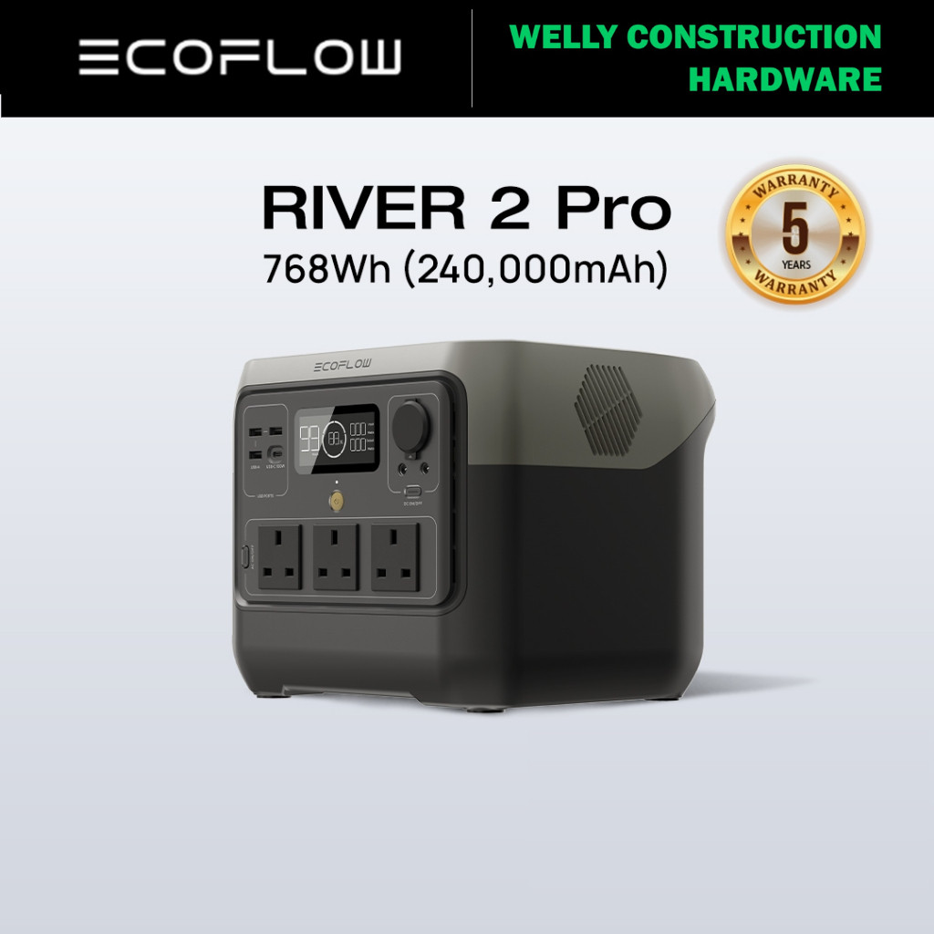Portable Power Station EcoFlow RIVER 2 Pro 800W (1600W SURGE) | Shopee Malaysia