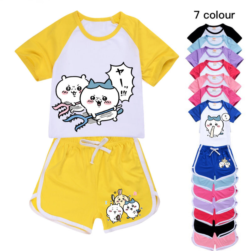 chiikawa shirt and shorts set for kids chiikawa clothes F2 | Shopee ...