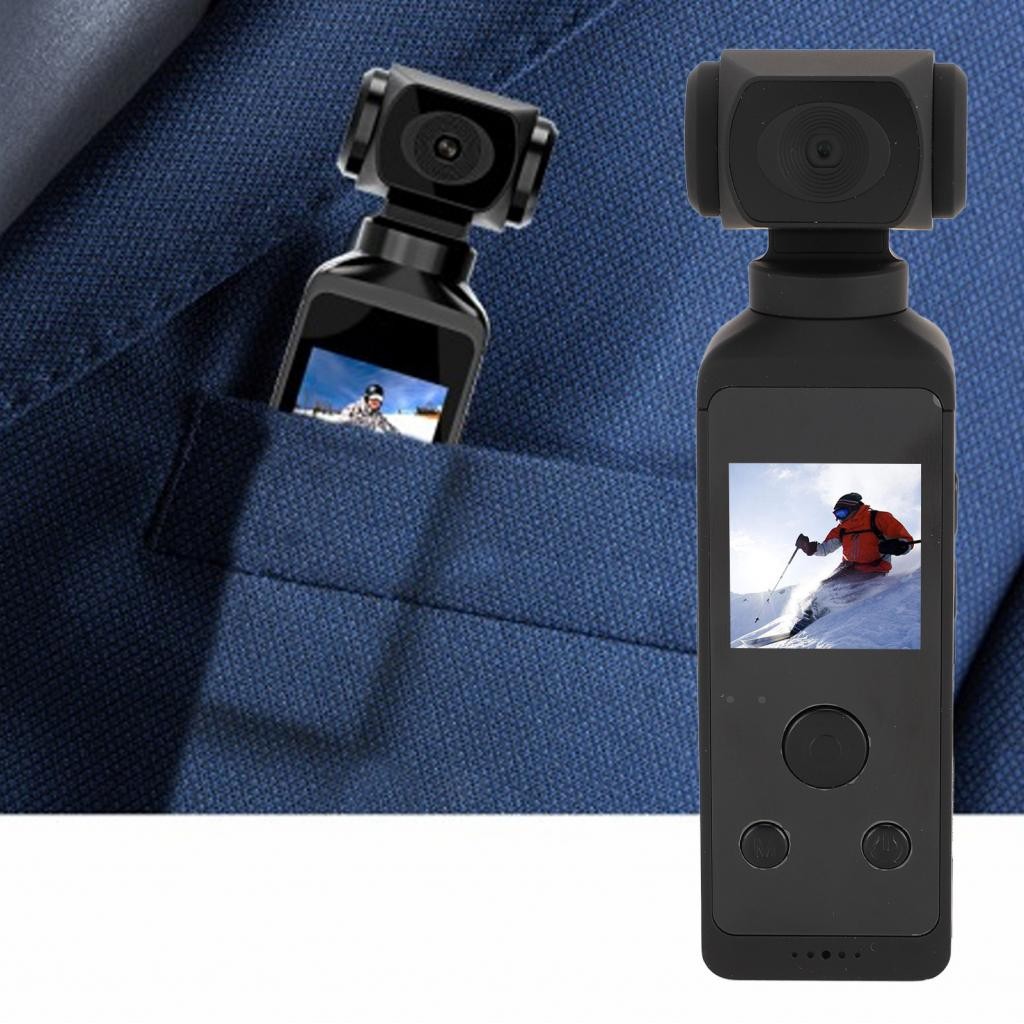 Video Camera 4K Vlogging 1.3 Inch LCD Display with Rotating Clip Mount ...