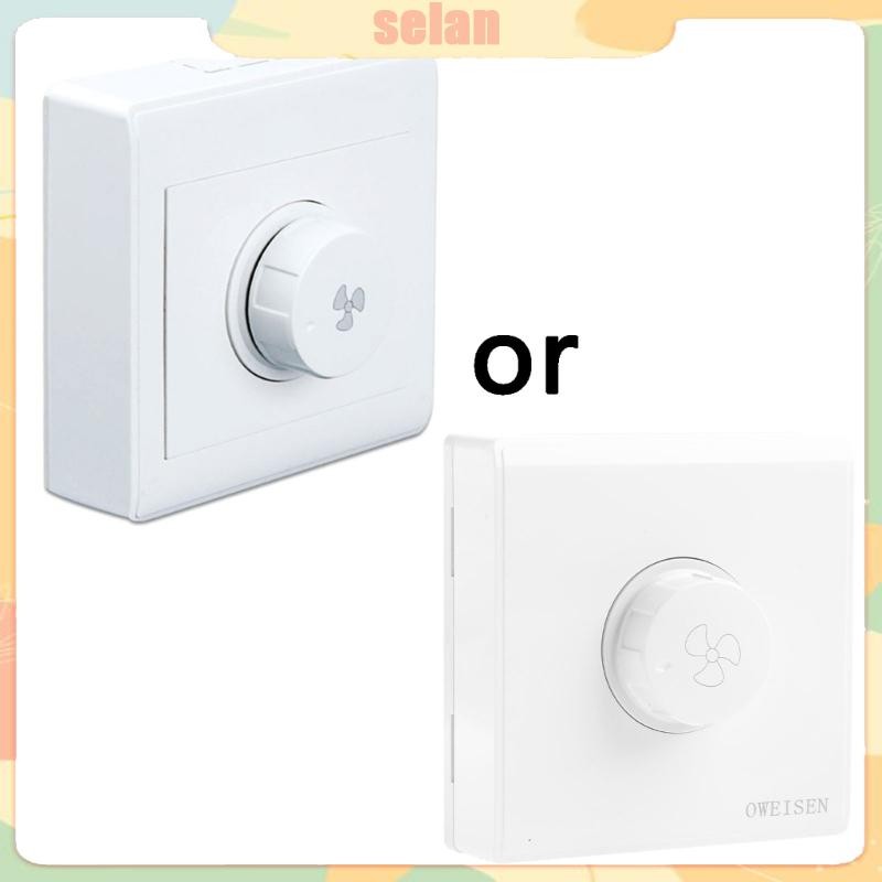 SELAN Wall Ceiling Fan Stepless Speed Rotary Controller Rotating Dimmer ...