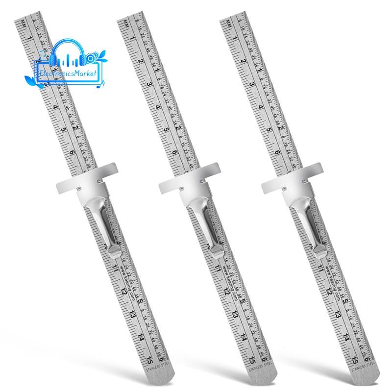 Steel Ruler Slide Rule Stainless Steel Ruler | Shopee Malaysia