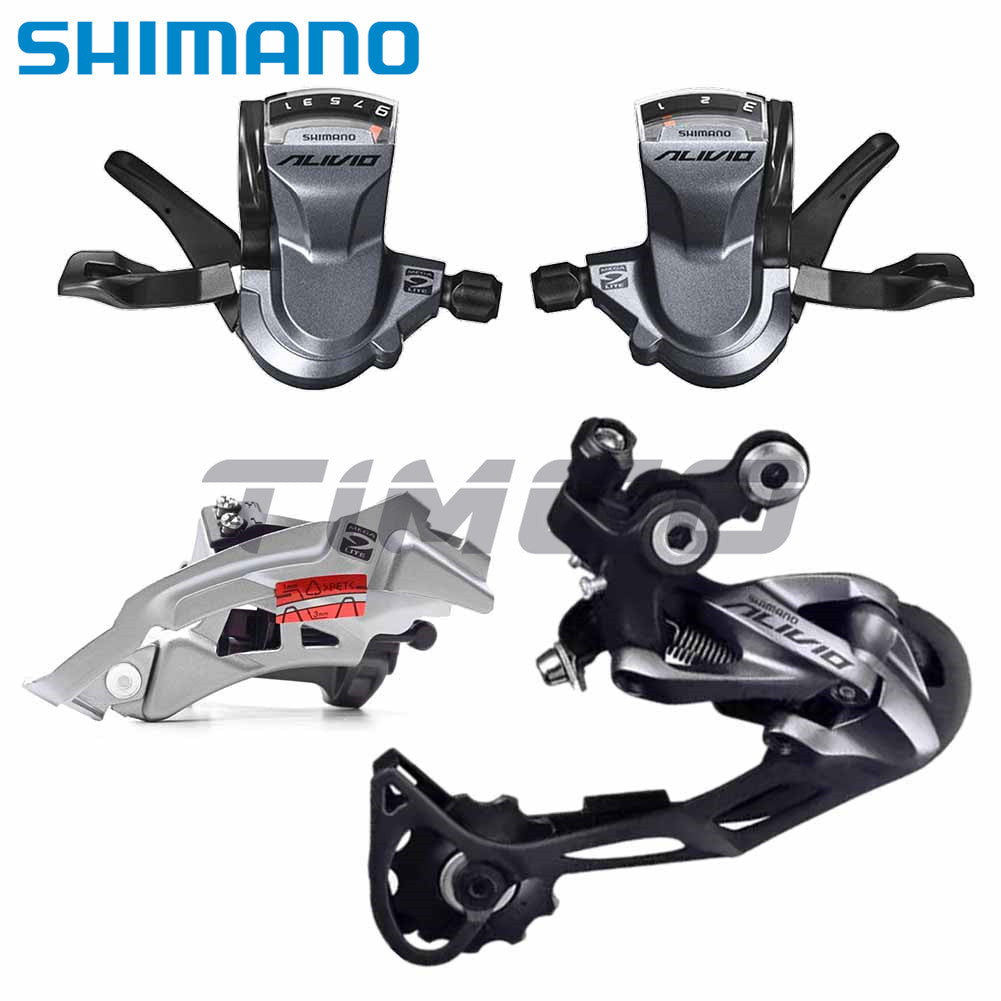 Shimano Alivio M4000 MTB Bike 3×9 Speed Derailleur Set Groupset FD-M4000 RD-M4000 Front Rear ...