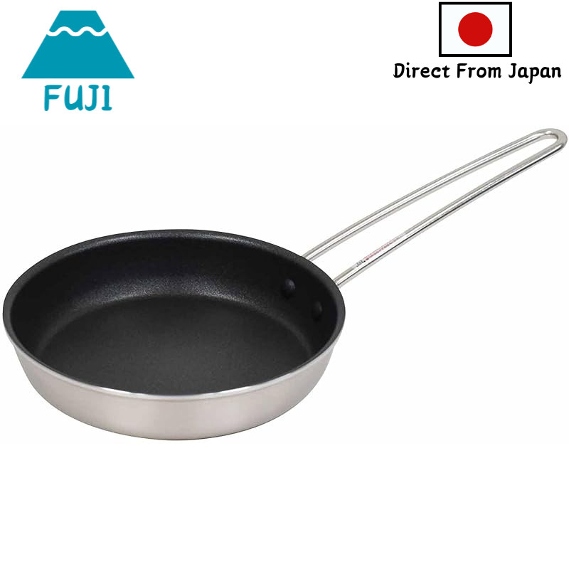 Urushiyama Metal Industry 3-Layer Frying Pan 16cm, Compatible with Gas ...