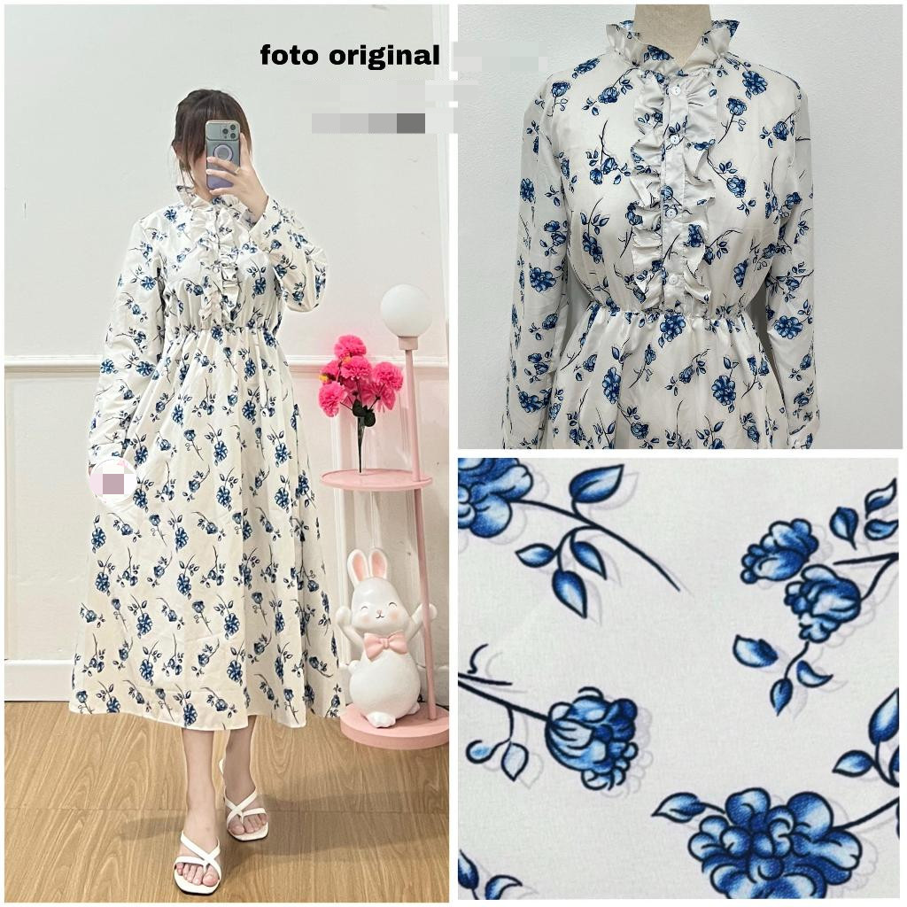 PUTIH BHO - ZRD LATEST LONG SLEEVED WHITE DEVIKA DRESS / LYODRA MUSLIM ...