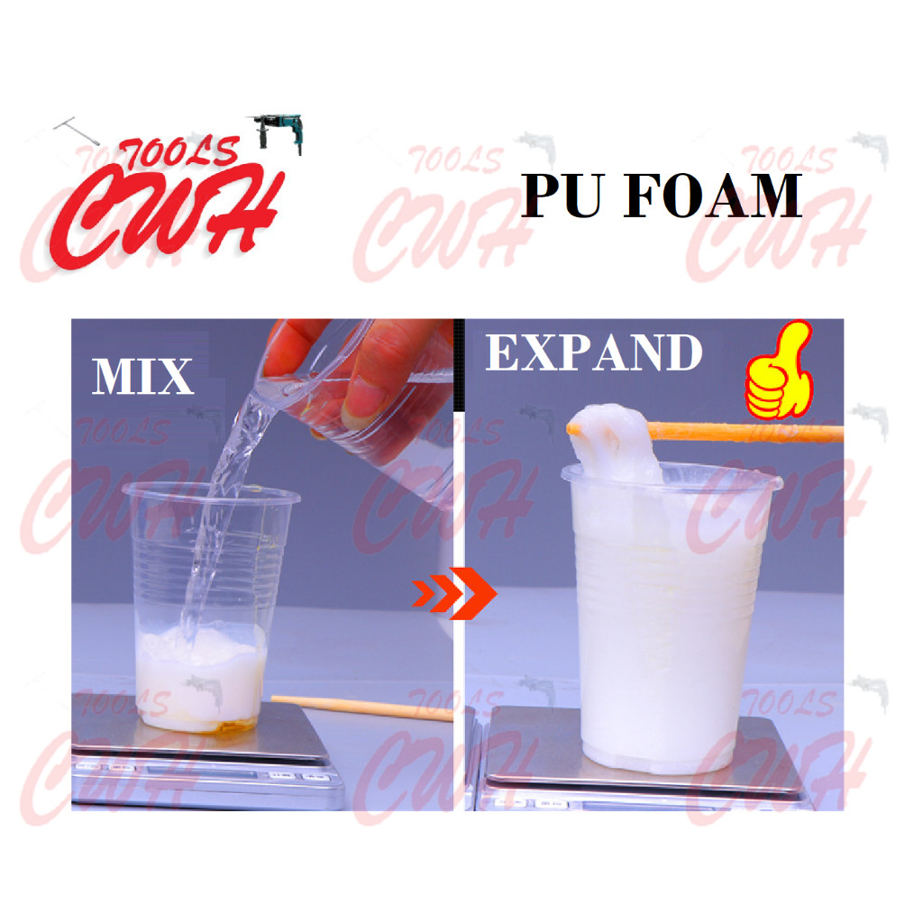 7KG 10KG PU polyurethane Hydrophobic foam GLUE grout grouting injection ...