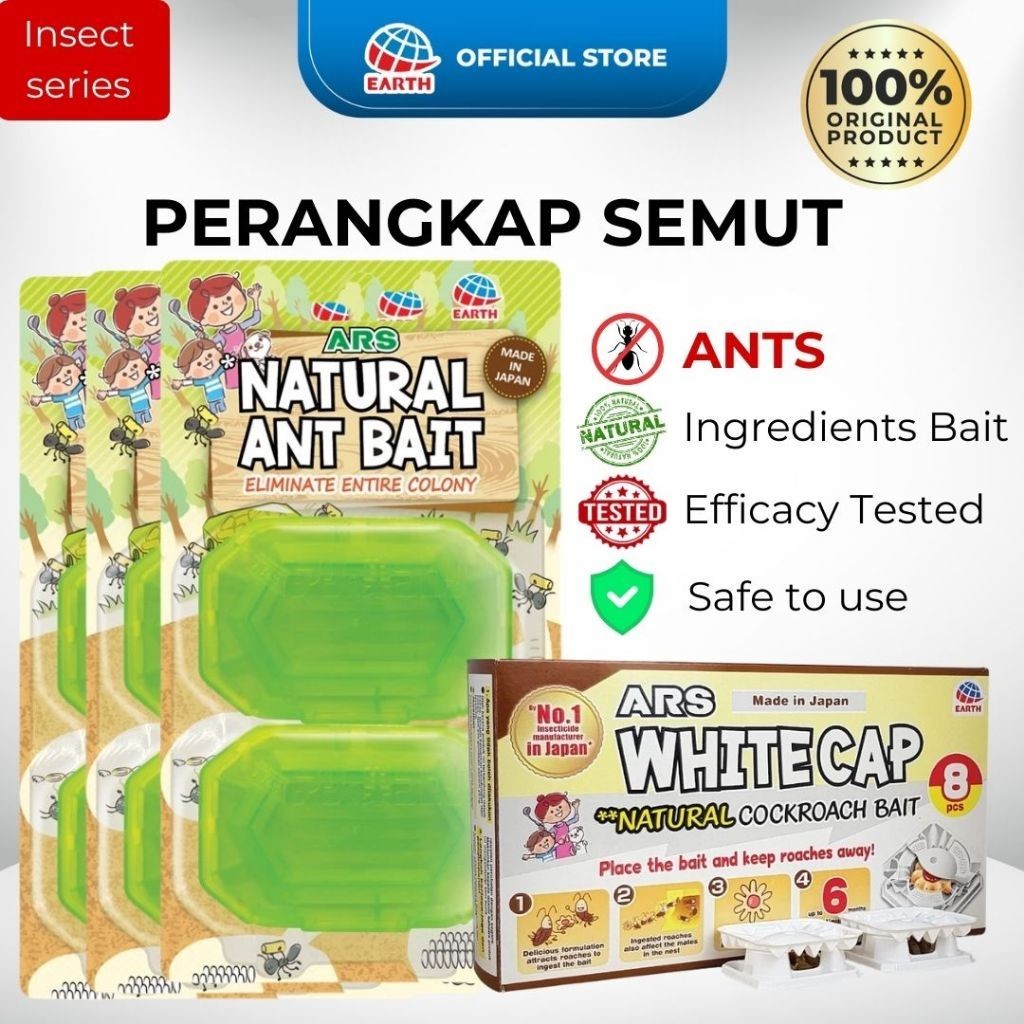 (Bundle)3 ARS Ant Bait+1 White Cap, ubat semut, ant killer, ant ...