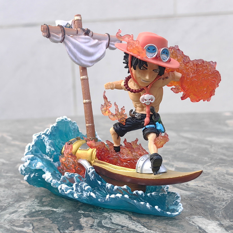 One Piece Figure Fire Boat Ace G5 Wano Luffy G5 Wano Zoro Anime Model ...