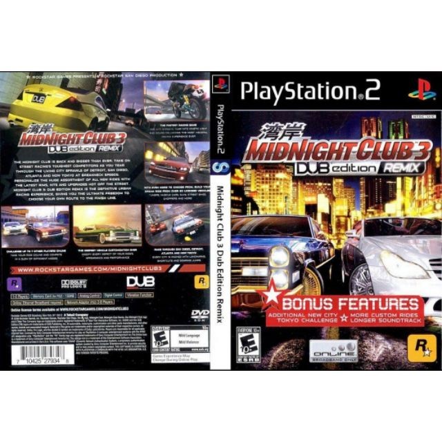 [PS2 CD DVD GAMES] Midnight Club 3: Dub Edition | Shopee Malaysia