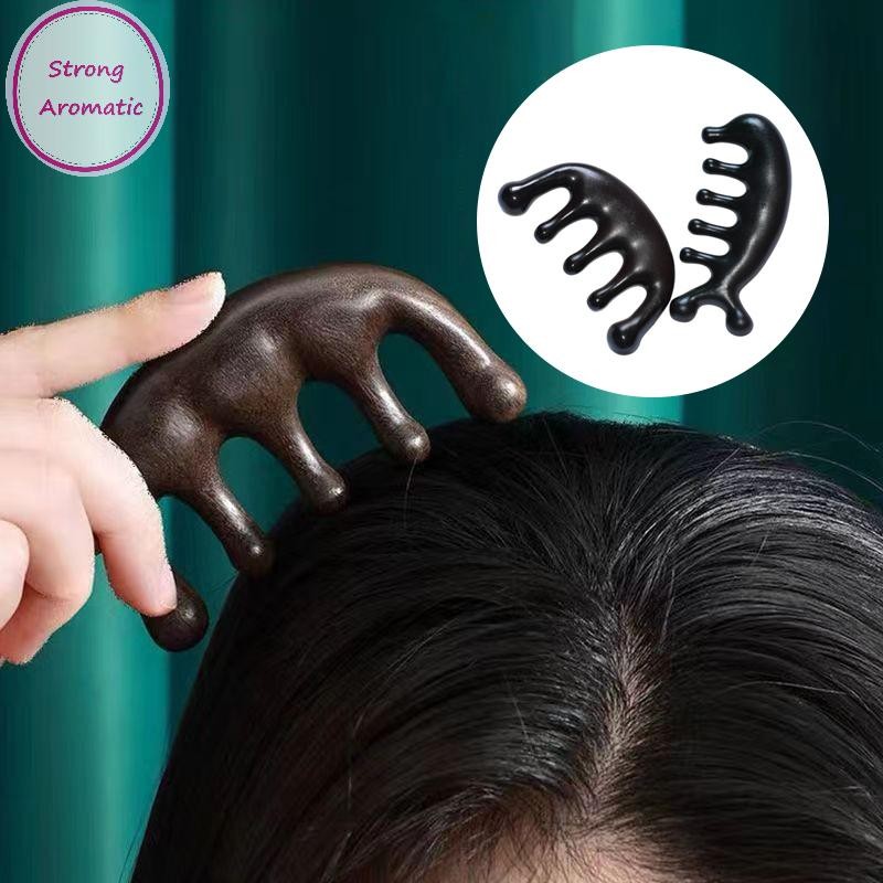 STRO Gua Sha Comb Body Meridian Massage Comb Five Wide Tooth Chinese ...
