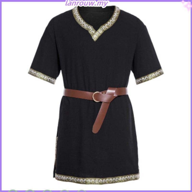 DPA Renaissance Knight Shirt Medieval Viking Tunic Shirt Embroidered ...