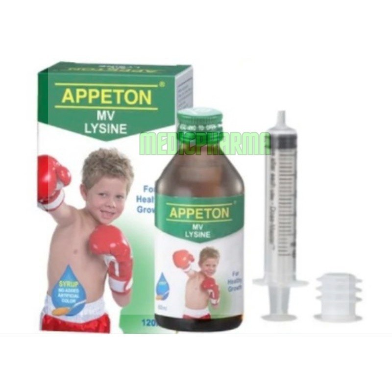 APPETON MULTIVITAMIN LYSINE SYRUP 120ML (exp 02/26) | Shopee Malaysia