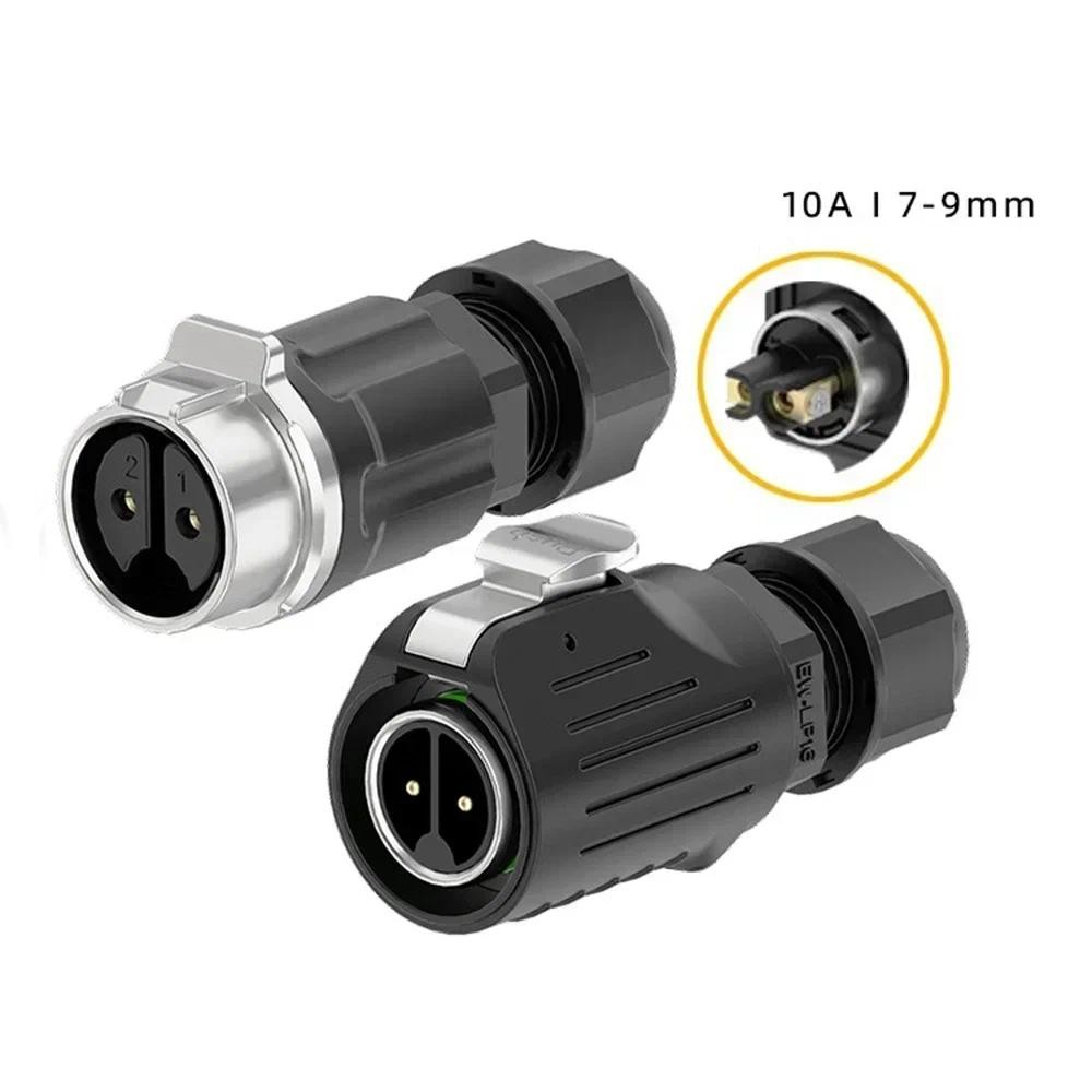 EW-LP16 M16 Welding Free Screw Docking Power Adapter IP68 2Pin 3Pin 4 ...