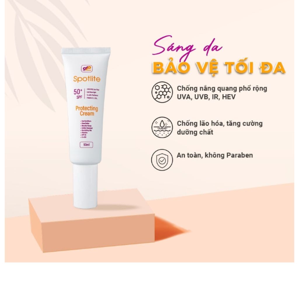 Sunscreen Reduces Slingshotm Spotlite Protecting Cream SPF 50+ Supports ...